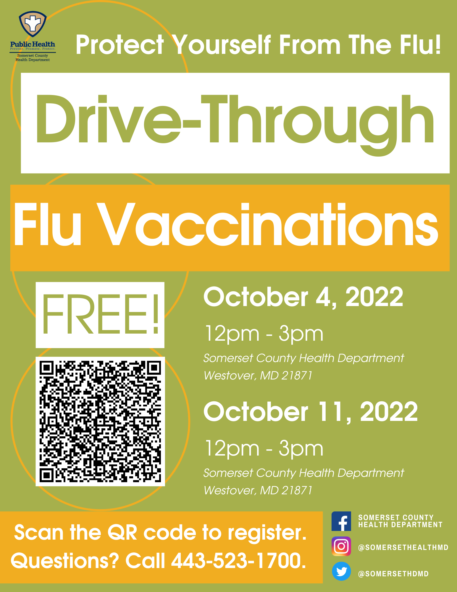 SOMERSET HEALTH HOSTING FREE DRIVE-THRU FLU CLINICS IN OCTOBER